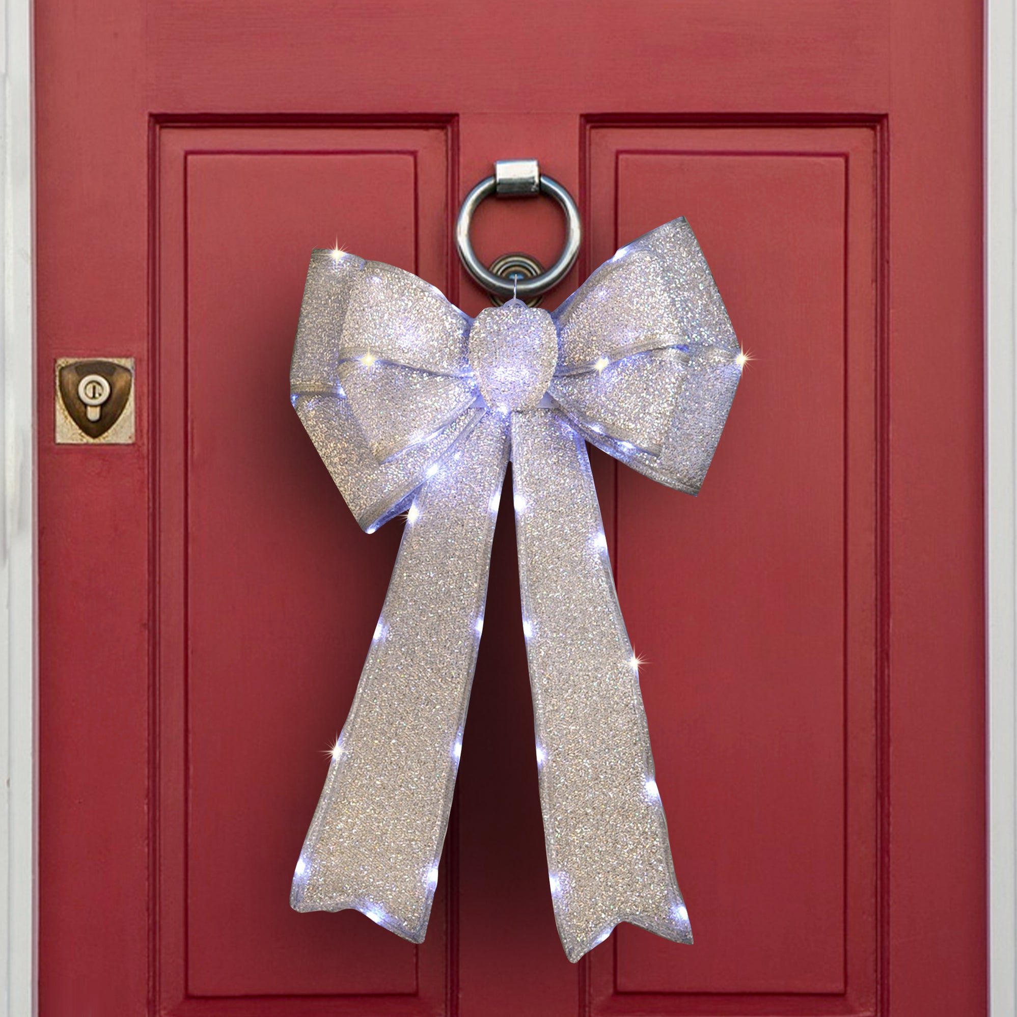 Battery Operated LED Lit Bow - 3 Colour Options – Lexi Lighting