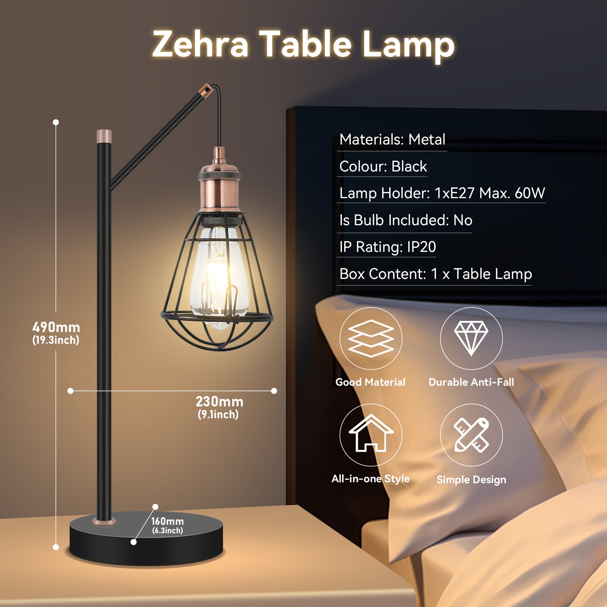 Zehra Table Lamp – Lexi Lighting