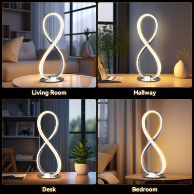 Infinite LED Table Lamp - Chrome – Lexi Lighting