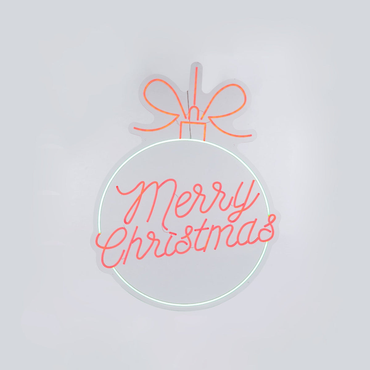 Merry Christmas Bauble Neon Sign – Lexi Lighting
