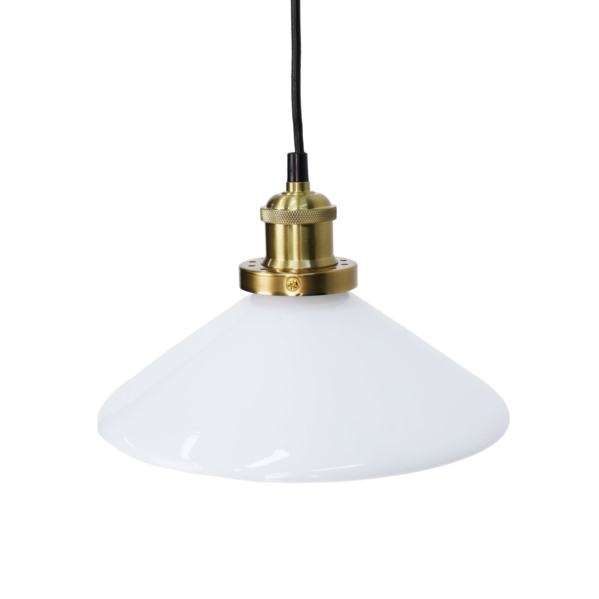 Gemma Glass Pendant Light - White/Green – Lexi Lighting