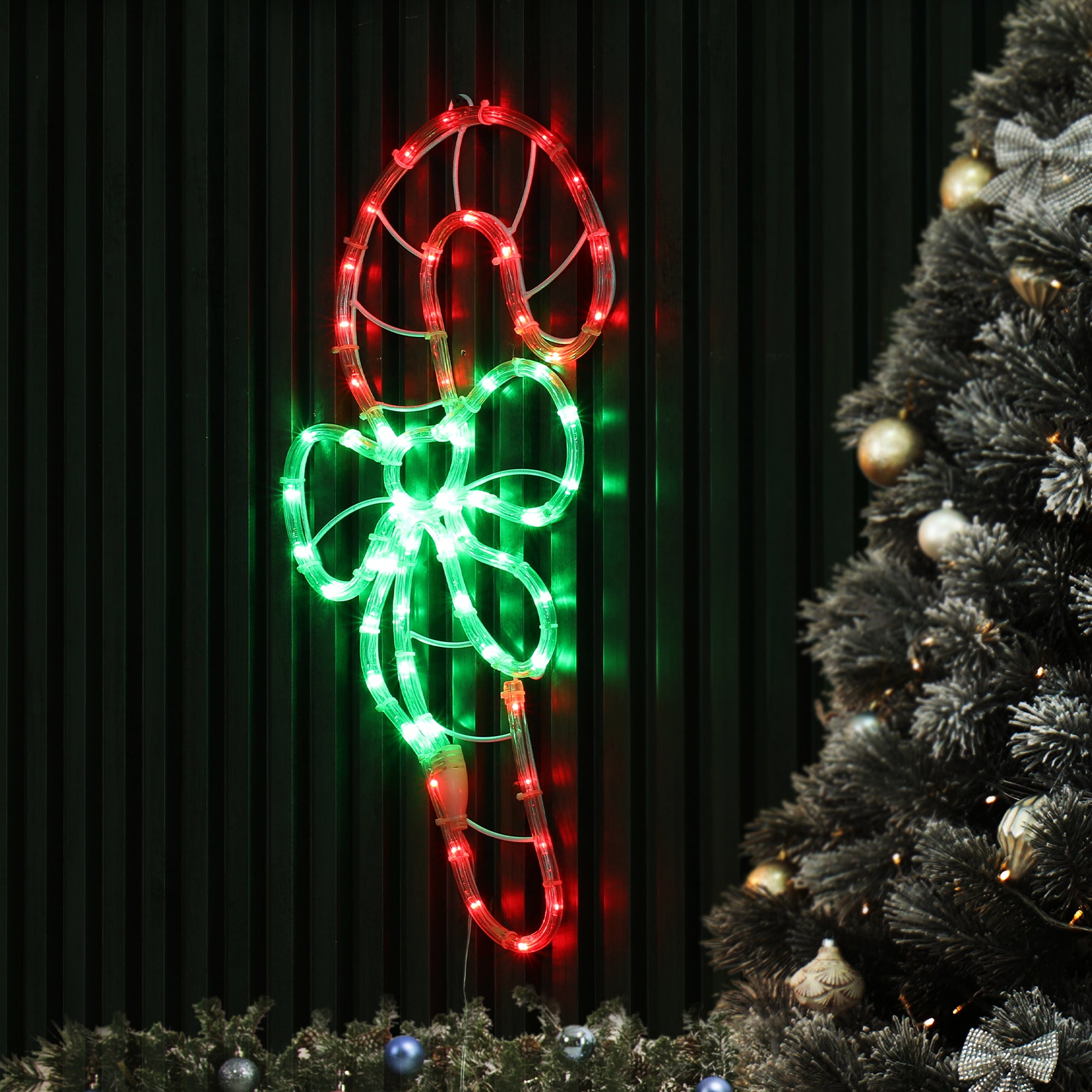 LED Candy Cane Rope Light Silhouette – Lexi Lighting