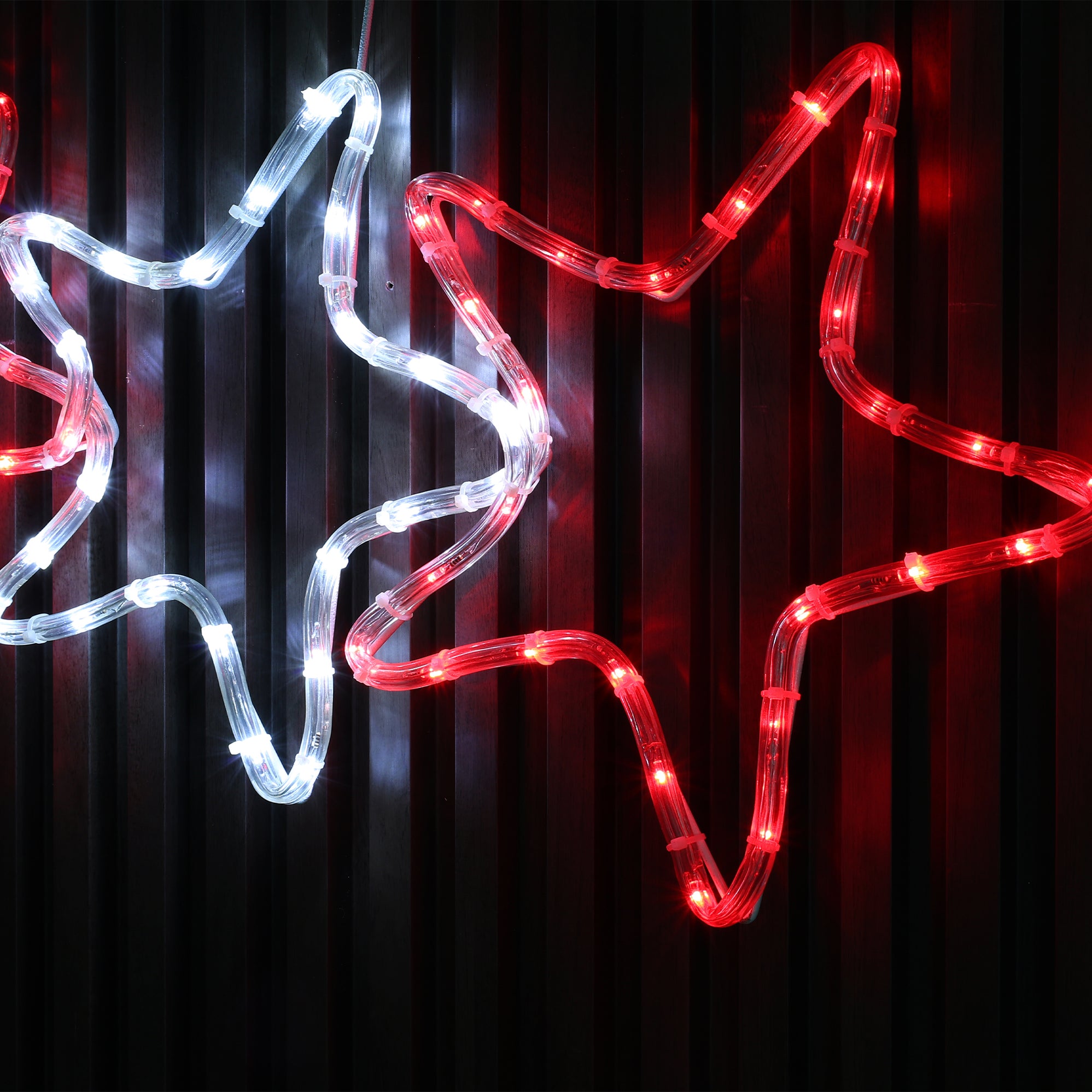LED 7 StarsÂ Rope Lights Silhouette - 2 Colour Options – Lexi Lighting