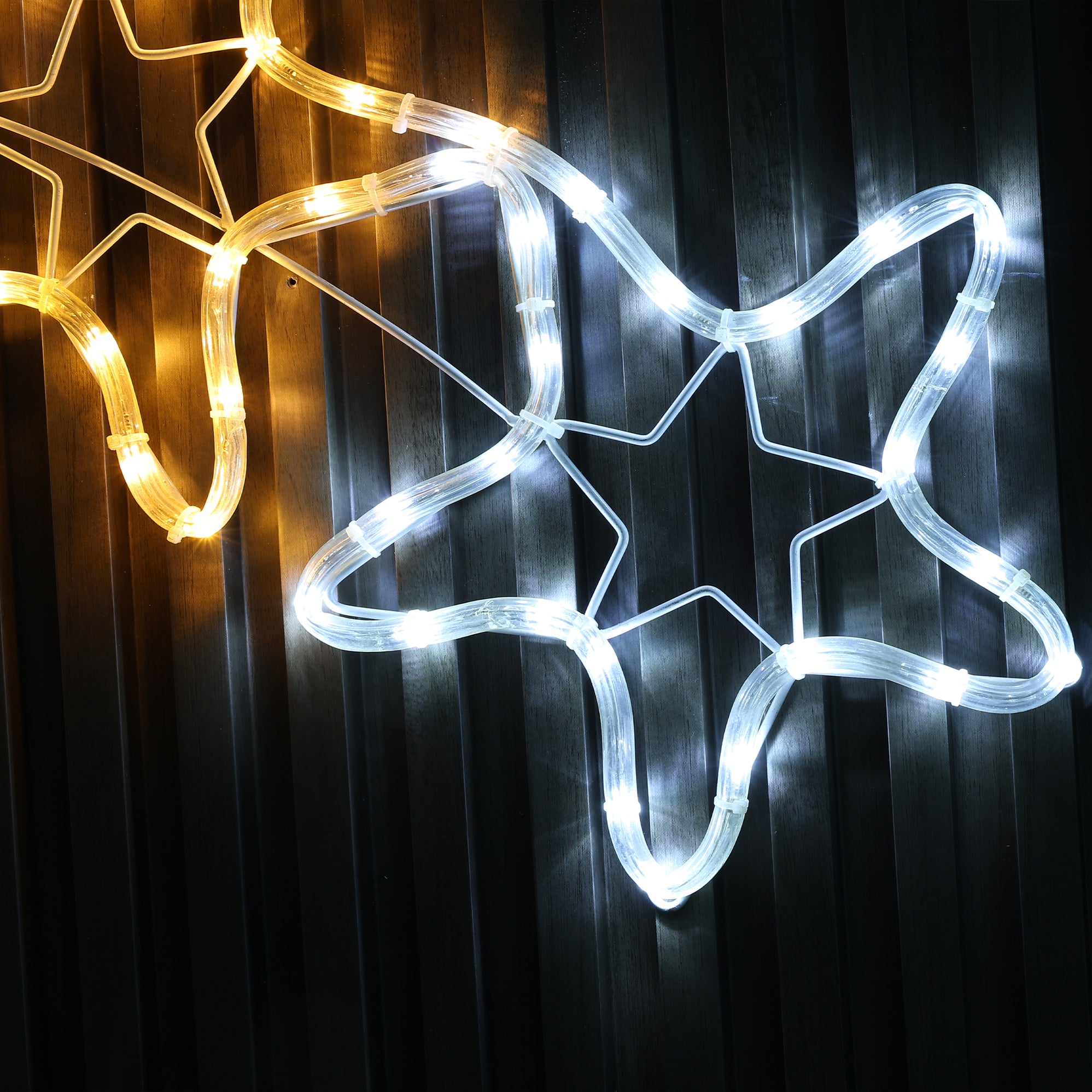 LED 5 StarsÂ Rope Lights Silhouette - 2 Colour Options – Lexi Lighting