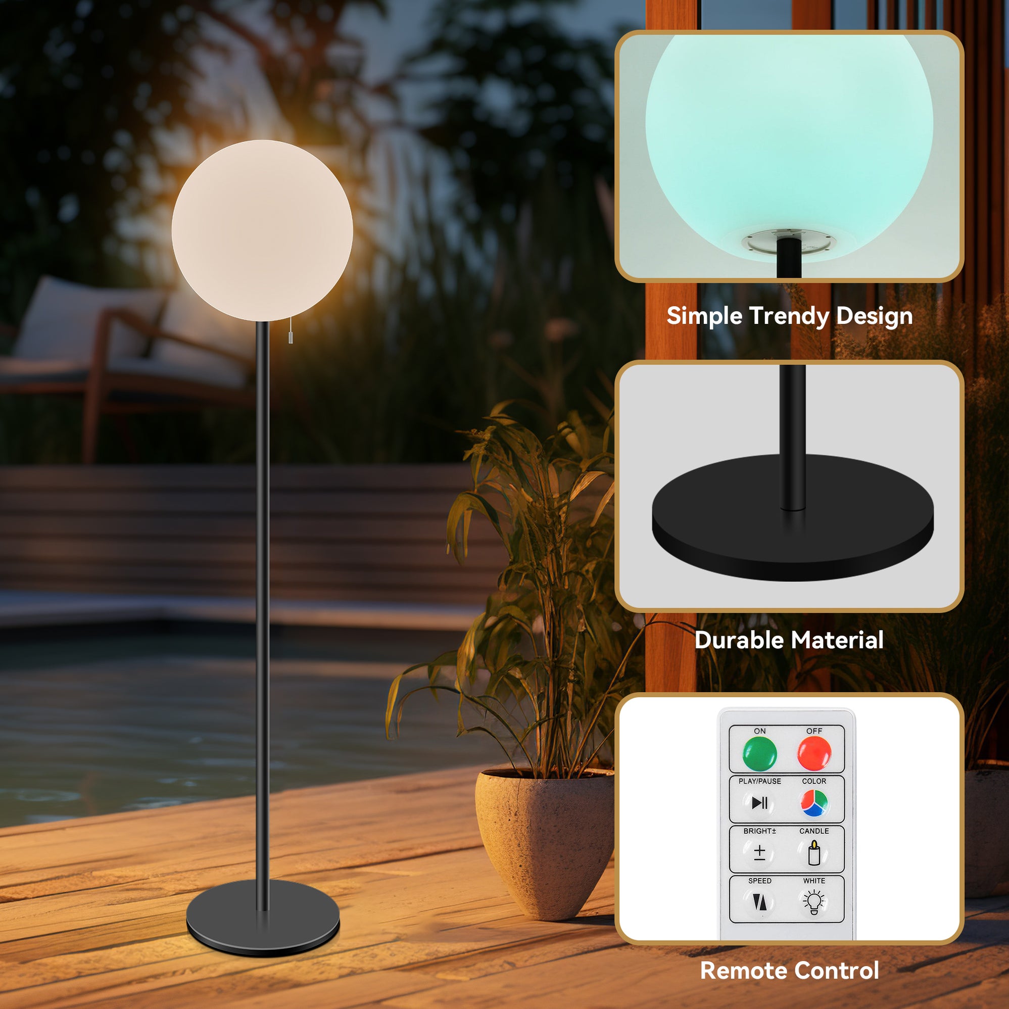 LED Mood Floor Lamp 30CM Power – Lexi Lighting