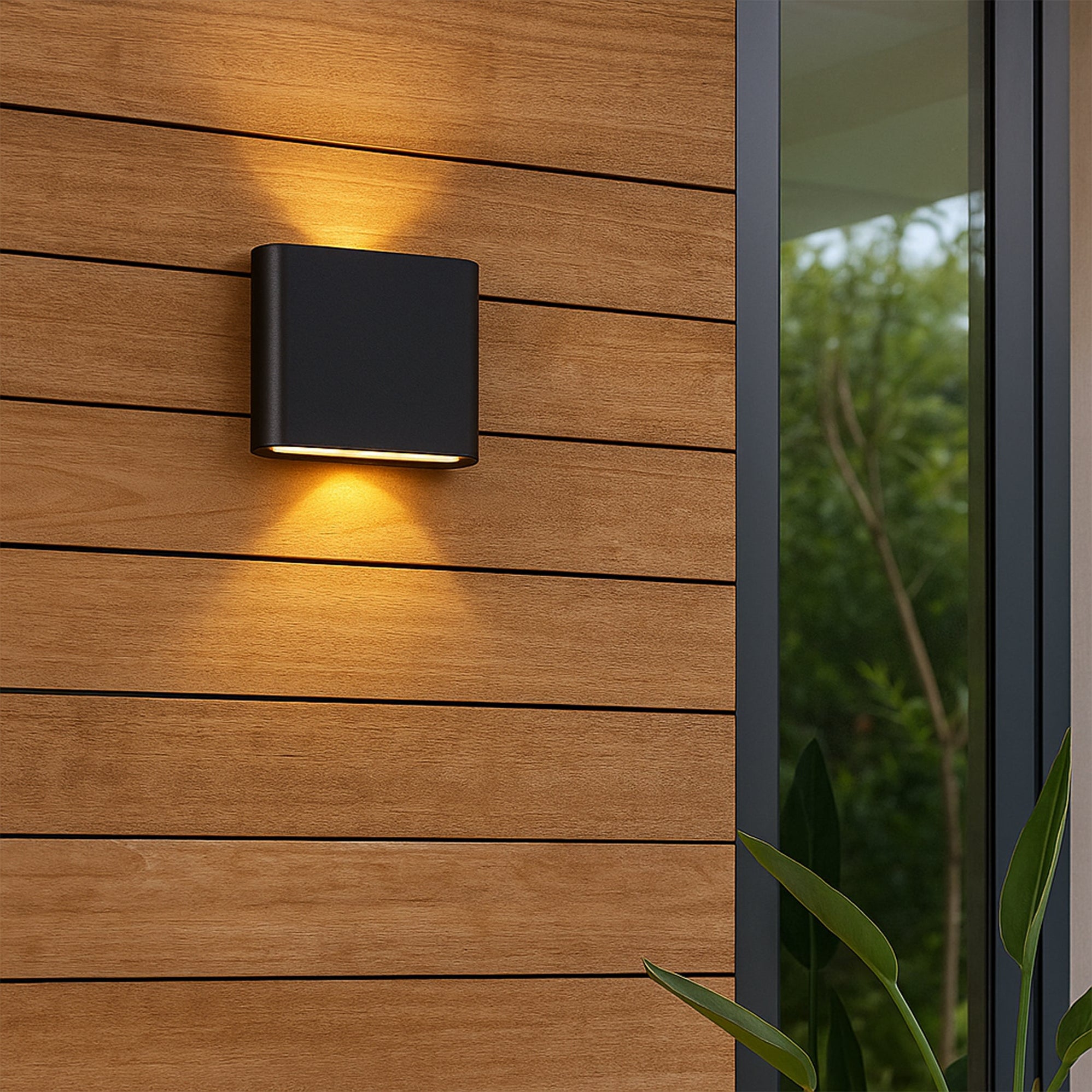 Elaro CCT LED Outdoor Wall Light - Small/Black – Lexi Lighting