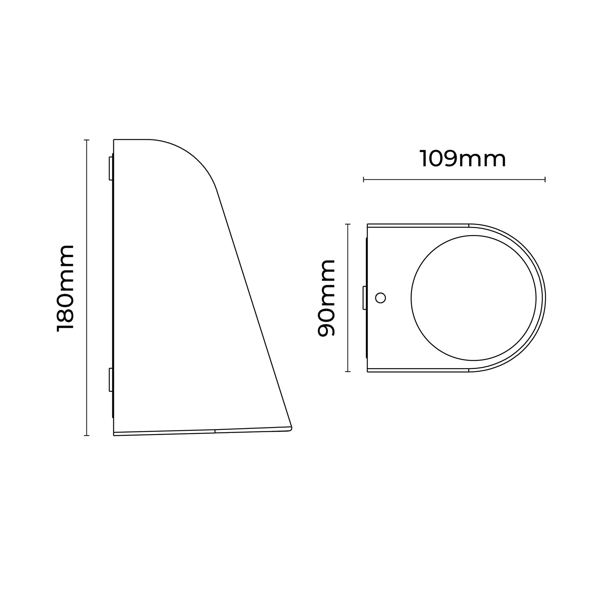 Kelro Cone Outdoor Wall Light - Black – Lexi Lighting