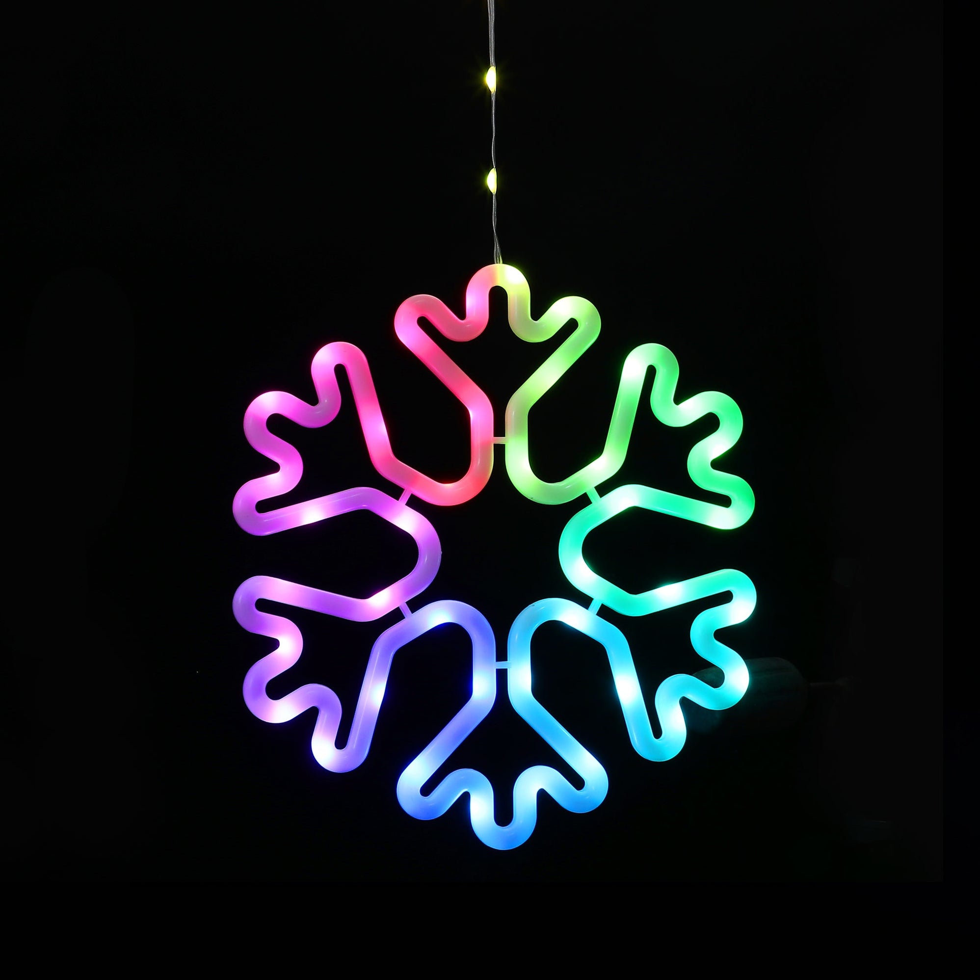RGB Snowflake window display - Battery Operate – Lexi Lighting