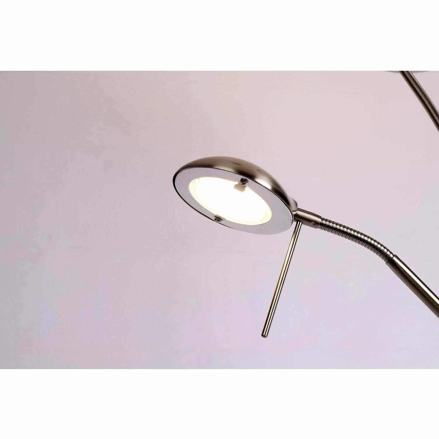 Reed LED Mother & Child Floor Lamp - Satin Chrome – Lexi Lighting