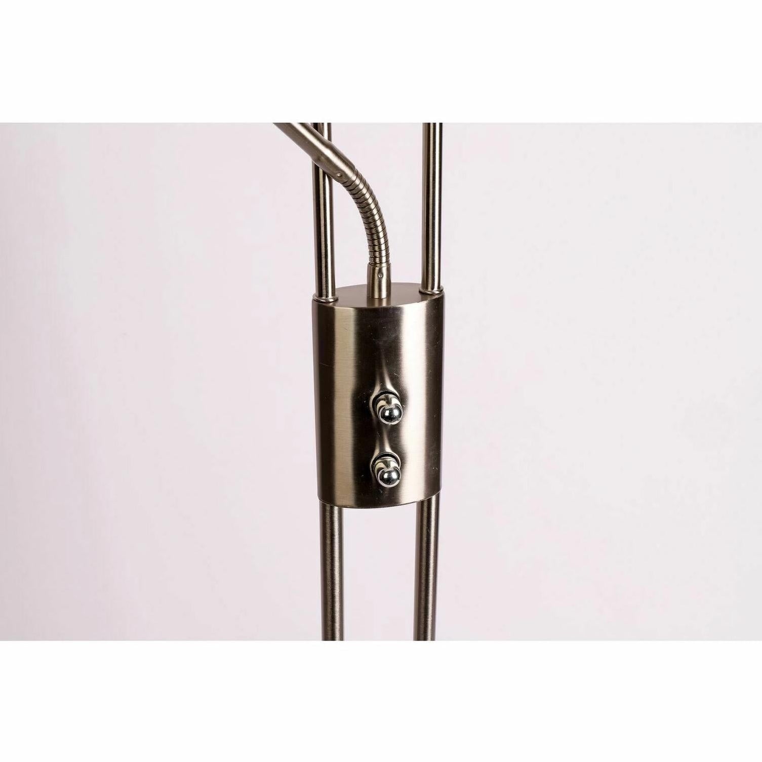 Reed LED Mother & Child Floor Lamp - Satin Chrome – Lexi Lighting