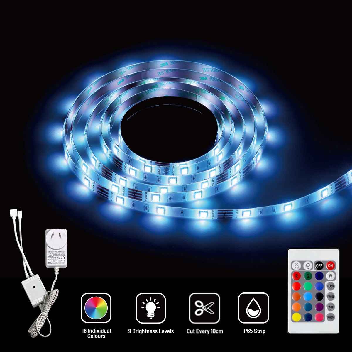5M RGBW LED Strip Light-IP65 – Lexi Lighting