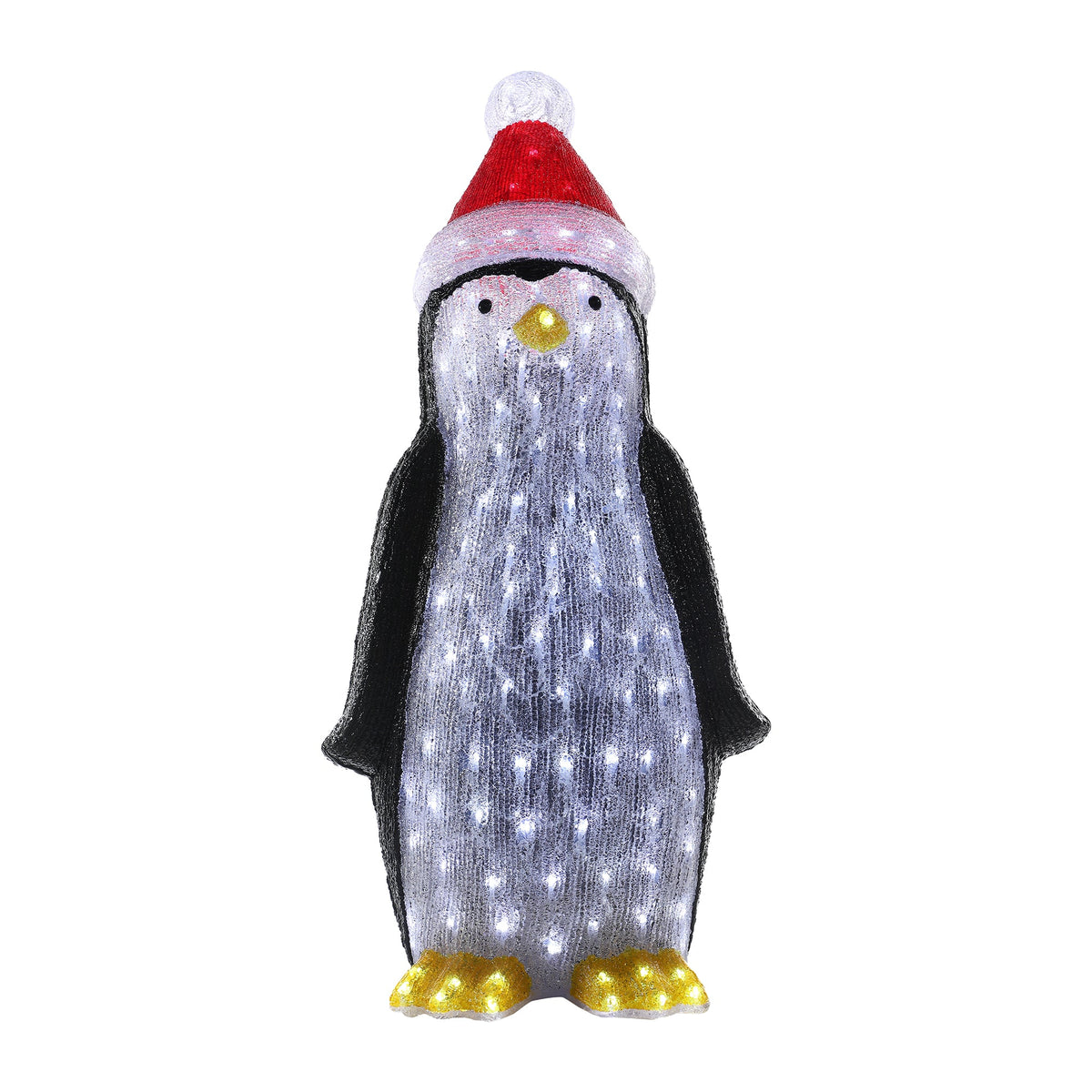 Acrylic Penguin with Christmas Hat – Lexi Lighting