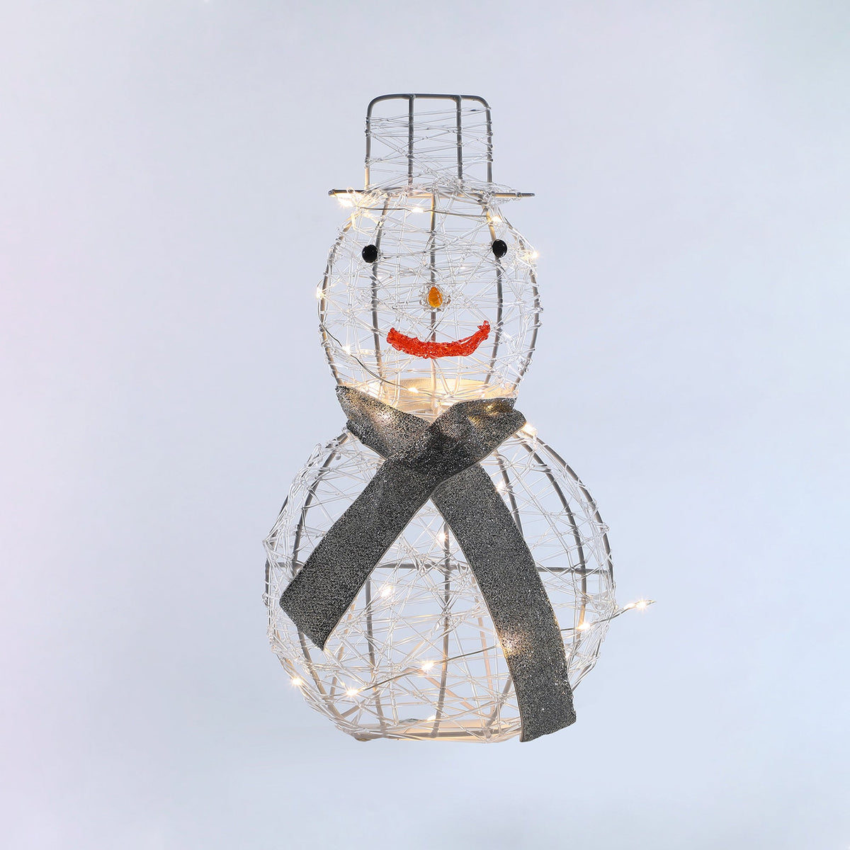 Battery Operated 40cm Micro LED Standing Snowman – Lexi Lighting