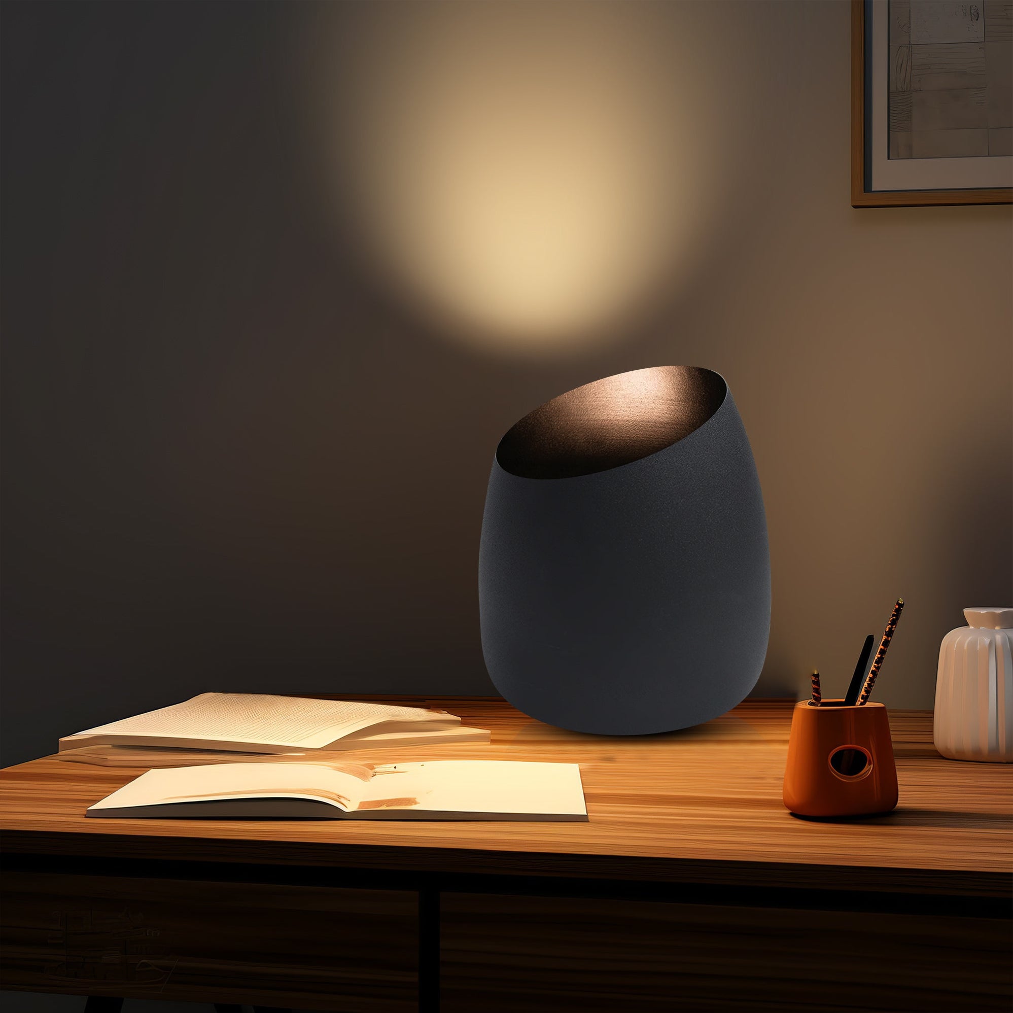 Chester Uplight Table Lamp - Black – Lexi Lighting