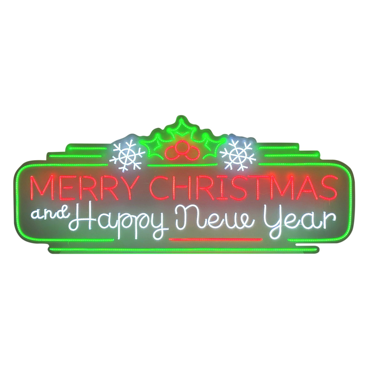 150cm Merry Christmas and Happy New Year Neon Sign – Lexi Lighting