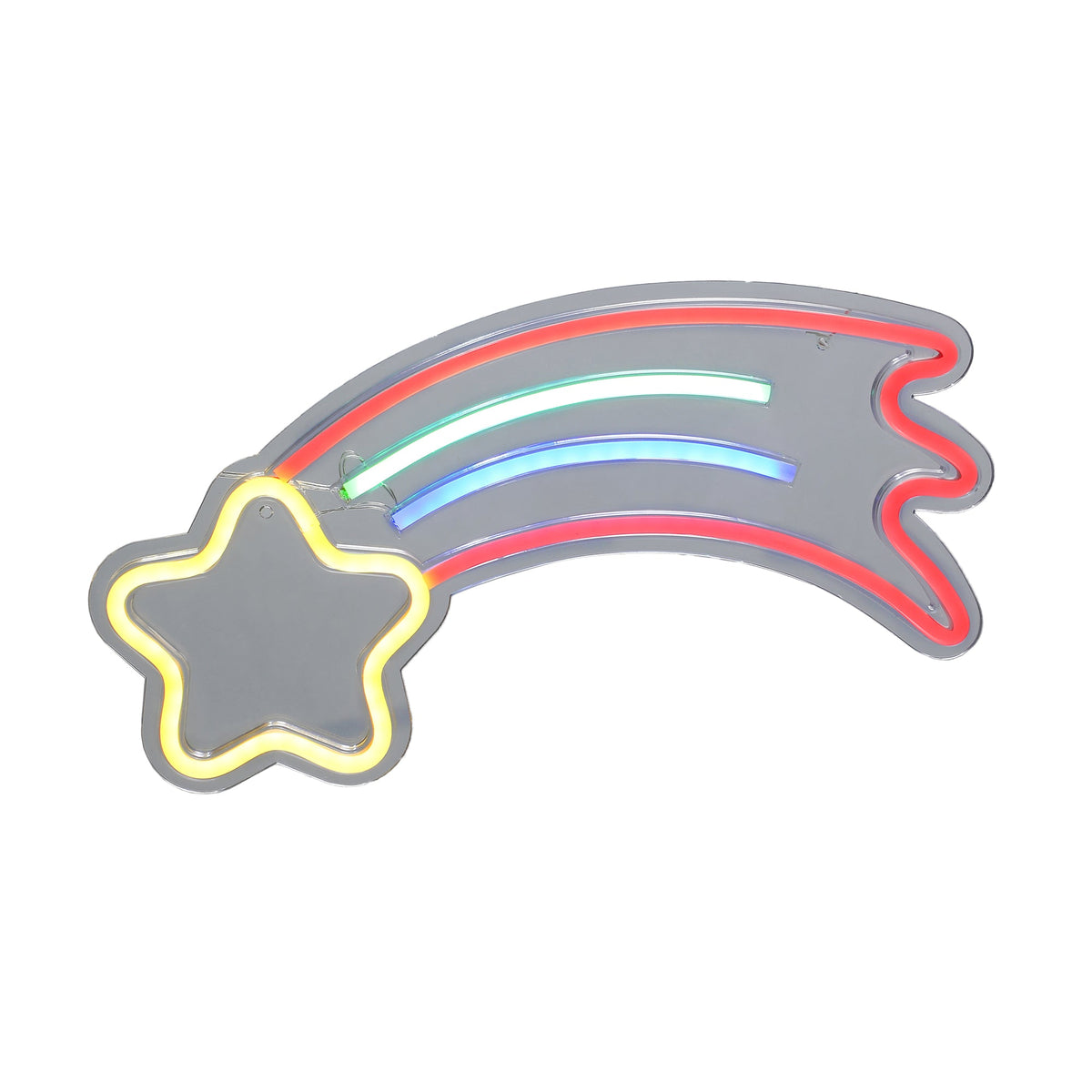 40 x 22cm Neon Shooting Star Sign – Lexi Lighting