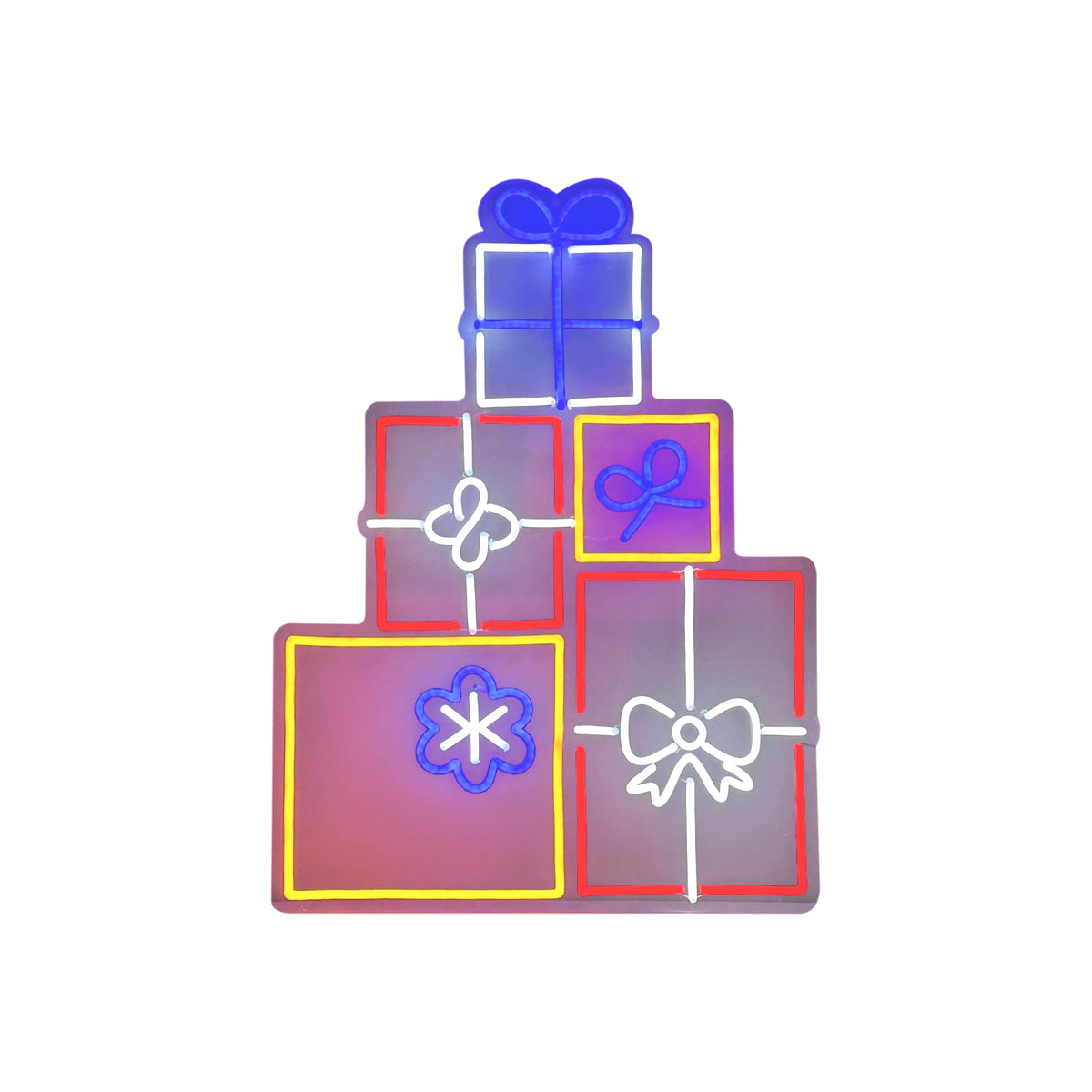 80 x 59cm Neon Gift Boxes Sign – Lexi Lighting