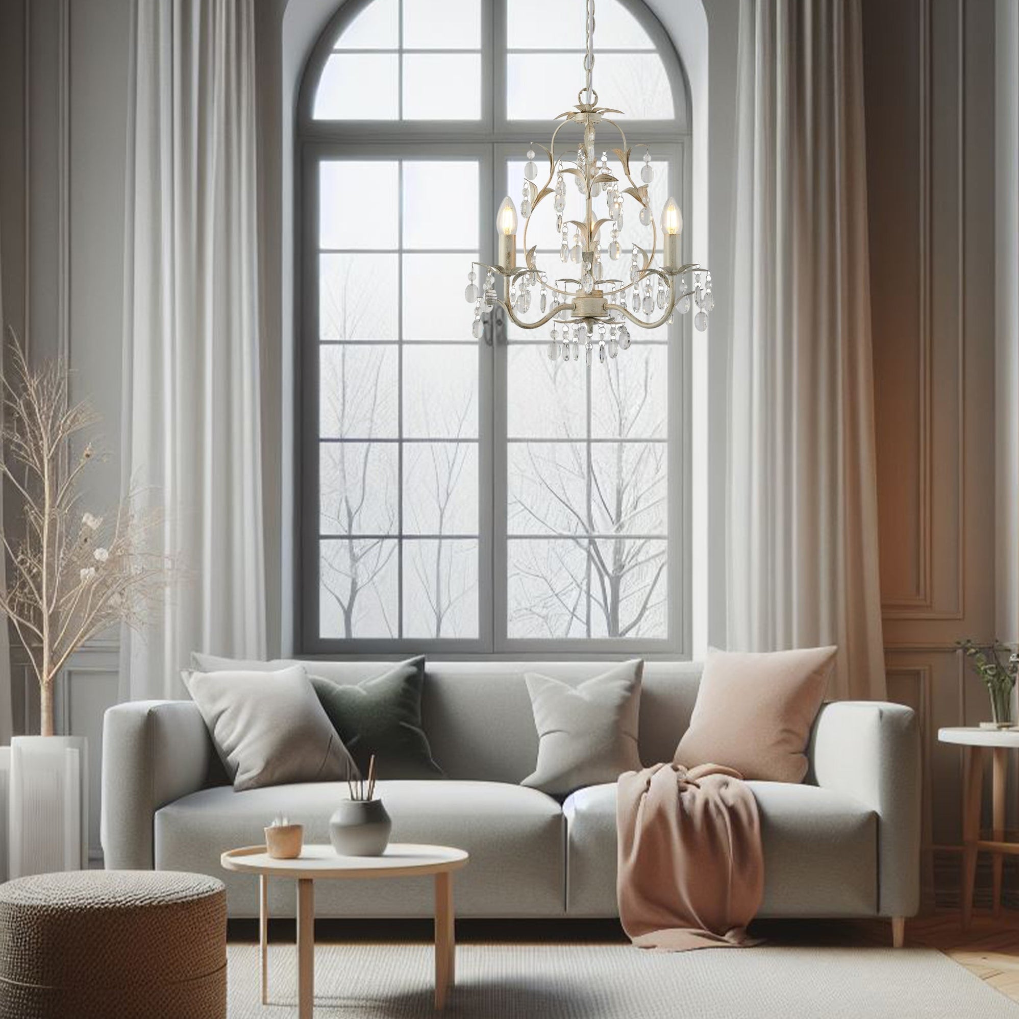 Stella 3 Lights Chandelier – Lexi Lighting