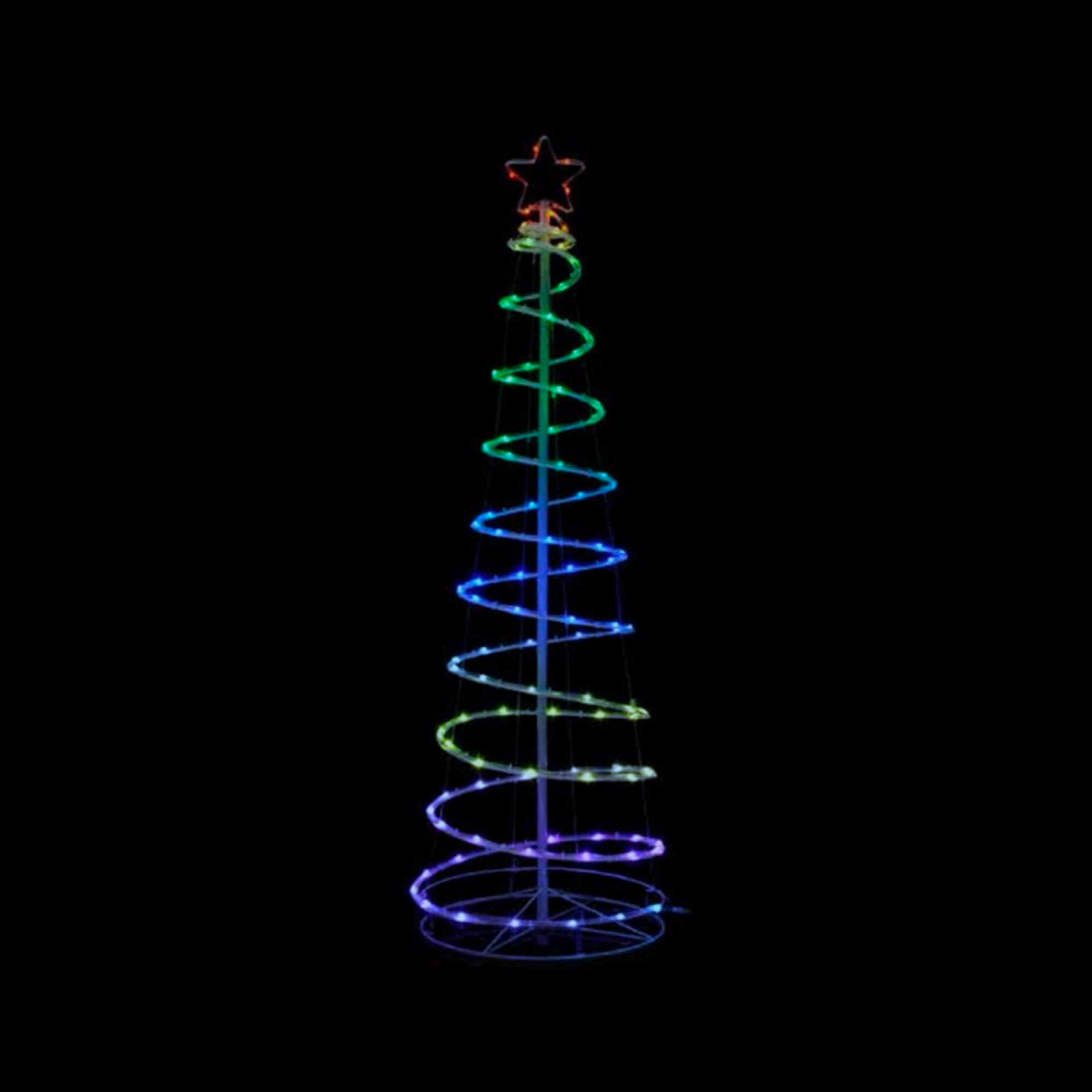 1.8M RGB Spiral Tree – Lexi Lighting