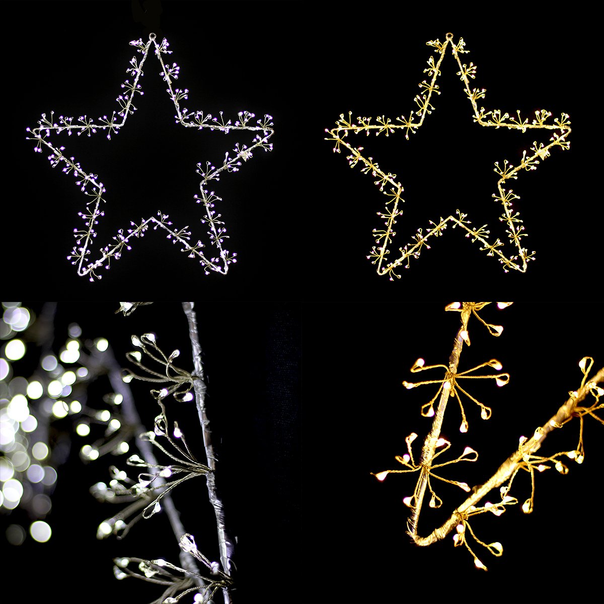 Starburst Star Christmas Display Wall Light - Dual Colour – Lexi Lighting